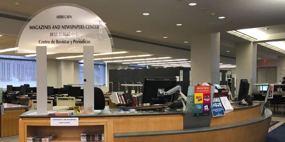 Magazines & Newspapers Center - 5th Floor | San Francisco Public Library