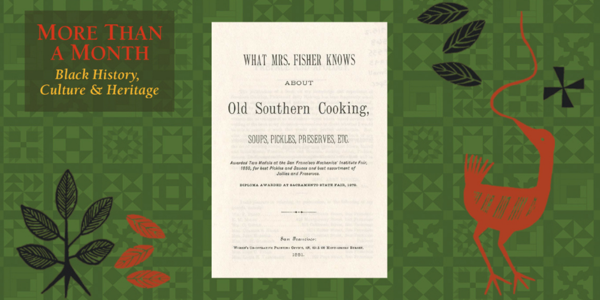 Presentation: Mrs. Abby Fisher | San Francisco Public Library